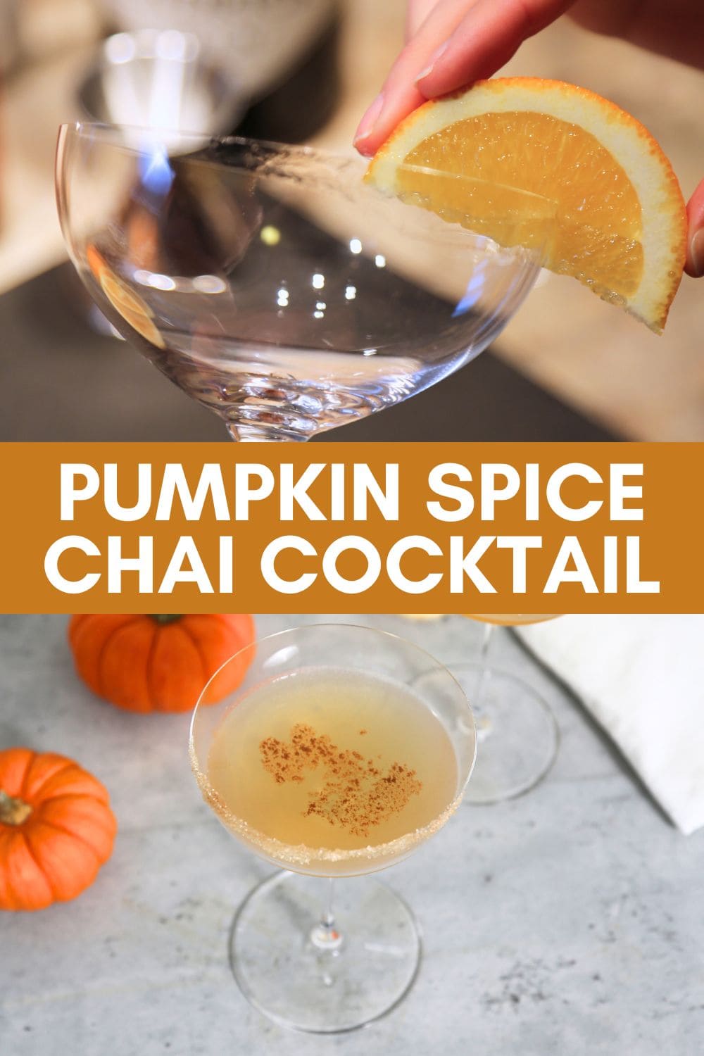 Pumpkin Spice Chai Martini Cocktail Recipe For Fall - Very Obsessed